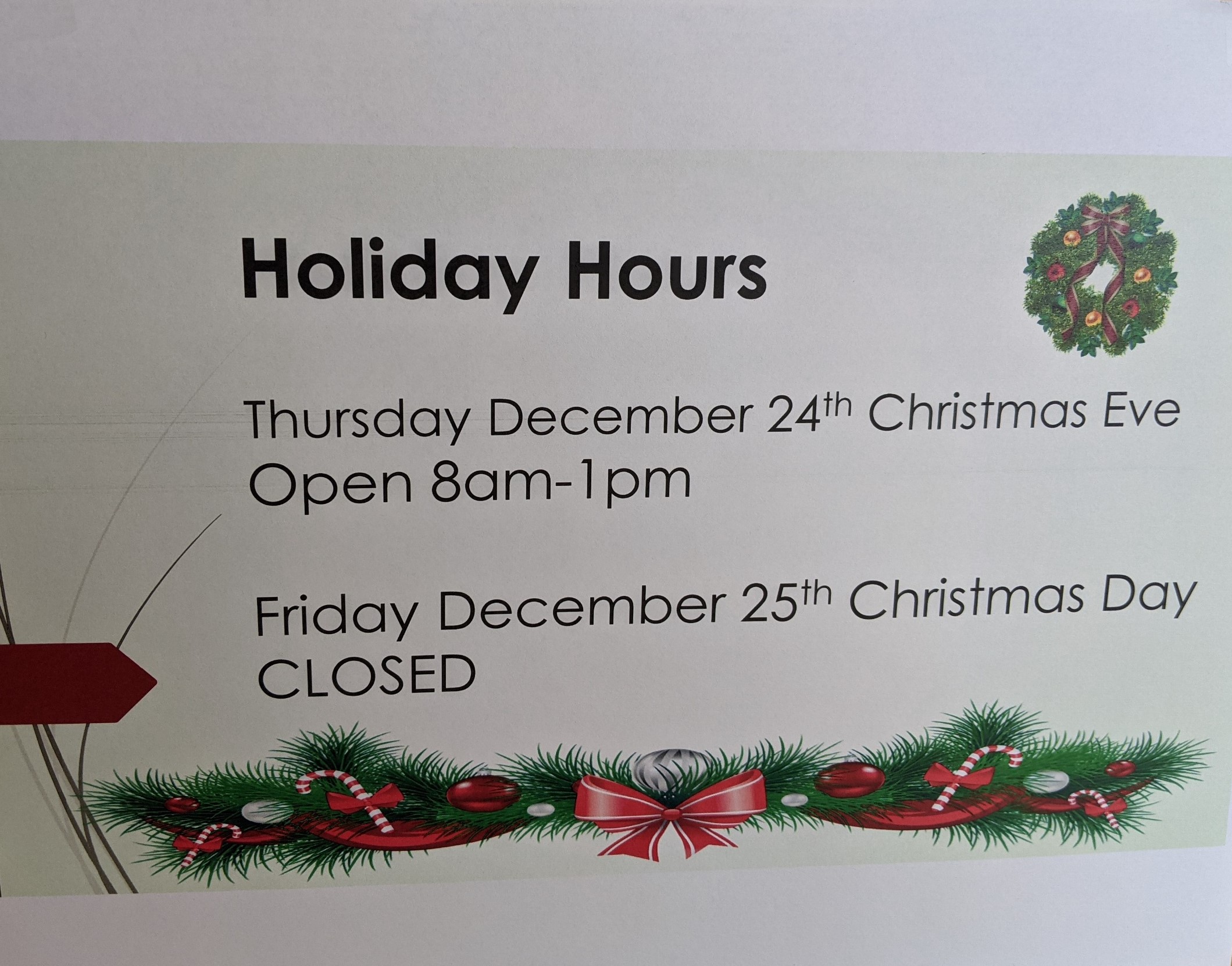 Our Office will Close at 1pm Today & will be Closed Tomorrow - Ford's ...